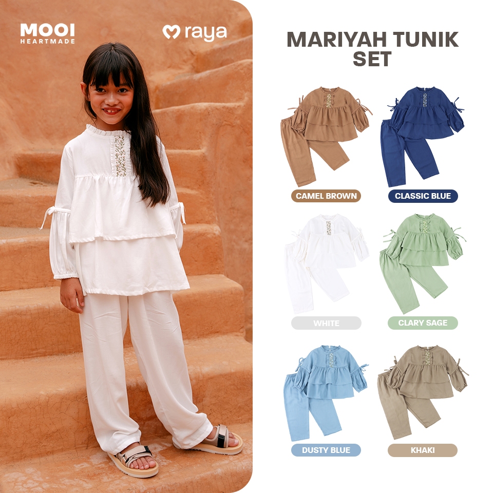 Jual Mooi Setelan Anak Perempuan Raya Collection Mariyah Tunic Set ...