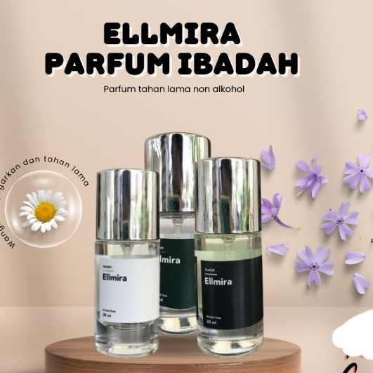 Jual Parfum ibadah ellmira non alkohol wangi hingga 24 jam BELI 1 DAPAT 3 BOTOL | Shopee Indonesia