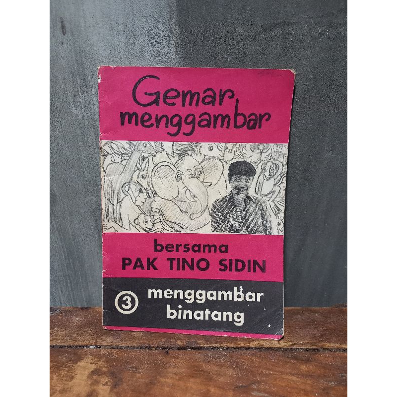 Jual buku gemar menggambar bersama pak tino sidin,menggambar binatang ...