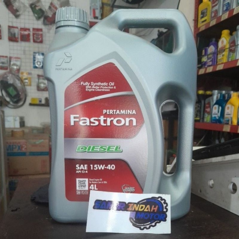 Jual Pertamina Fastron Diesel SAE 15W-40 API C4-4 4L | Shopee Indonesia