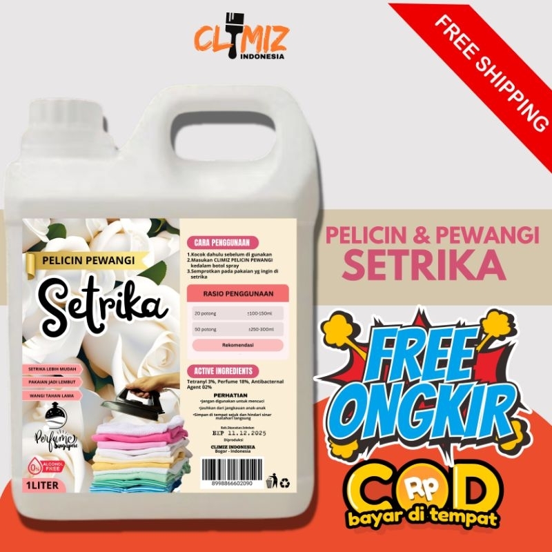 Jual CLIMIZ - Pewangi Setrika dan Pelicin Setrika Pakaian Laundry ...