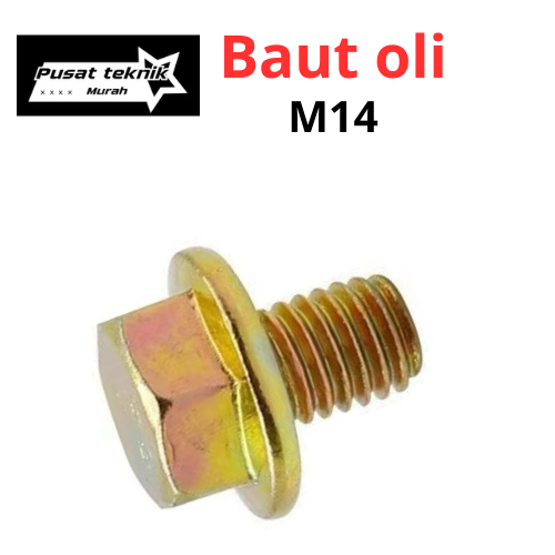 Jual Baut tap oli M14x1,5 OVERSIZE BAUT MOTOR TUTUP OLI BAWAH MOTOR ...