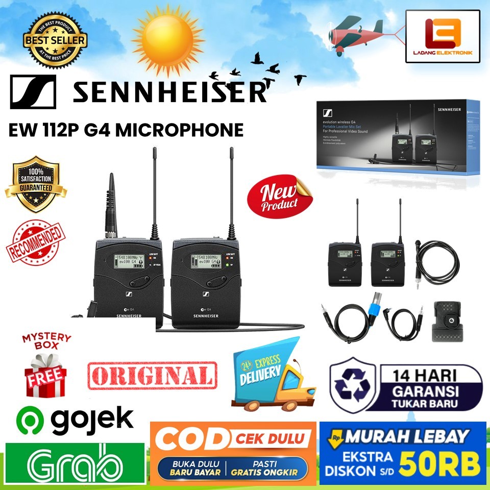Jual Microphone Wireless Sennheiser EW112 PG4 MIC EW-112P G4 | Shopee Indonesia