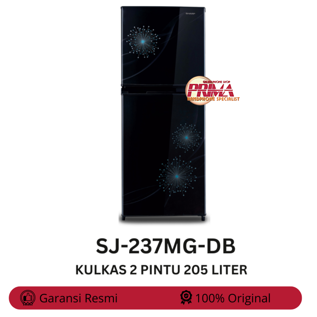 Jual jual kullkas 2 pintu sharp SJ-237MG-DB garansi resmi - serang ...