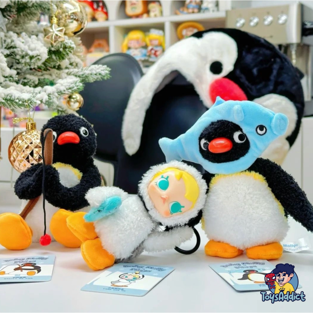 Jual Baby Molly × Pingu Happy Fishing Series - Vinyl Plush Pendant ...