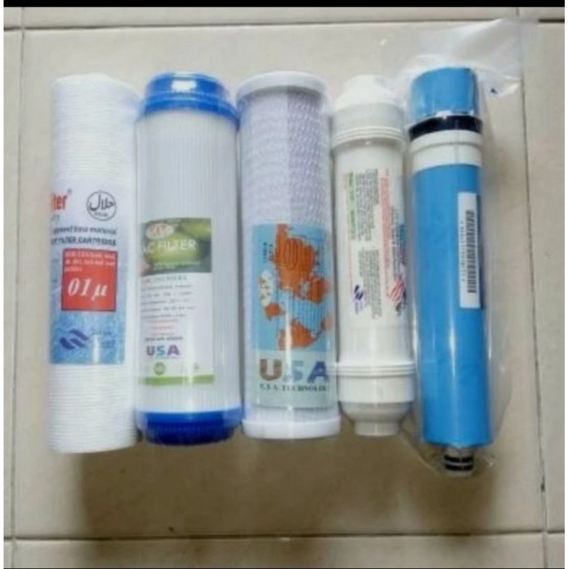 Jual paket filter mesin Ro 1 paket | Shopee Indonesia
