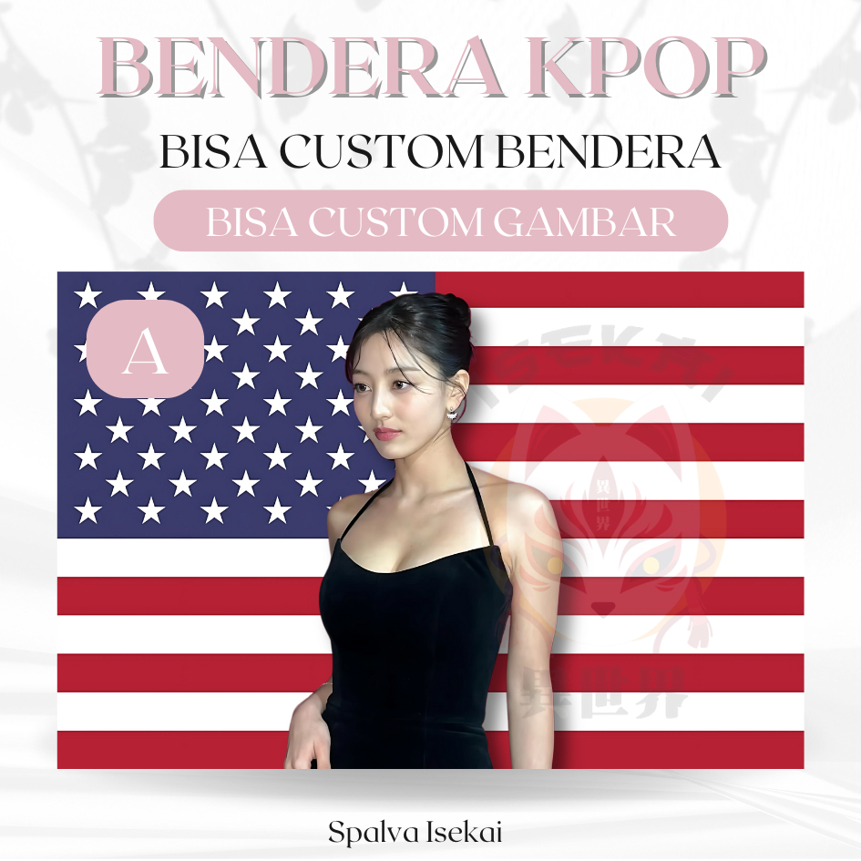 Jual Bendera KPOP JIHYO TWICE / KPOP Flag / BENDERA AMERIKA KPOP / KPOP ...