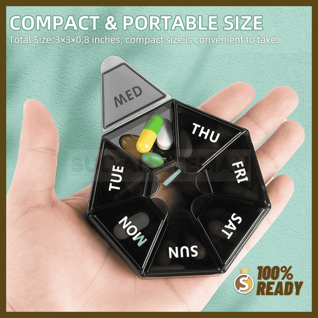 Jual Kotak Obat2an Mini / Tempat Kotak Obat Pill Box Portable / Daily ...