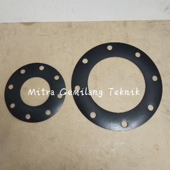 Jual Gasket Karet Jis 10k Flange 1.5" inch / DN40 Gasket Packing Rubber ...