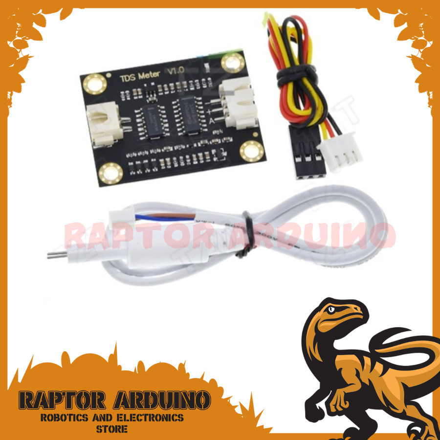 Jual Gravity Analog TDS Sensor/Meter compatible with Arduino no logo | Shopee Indonesia