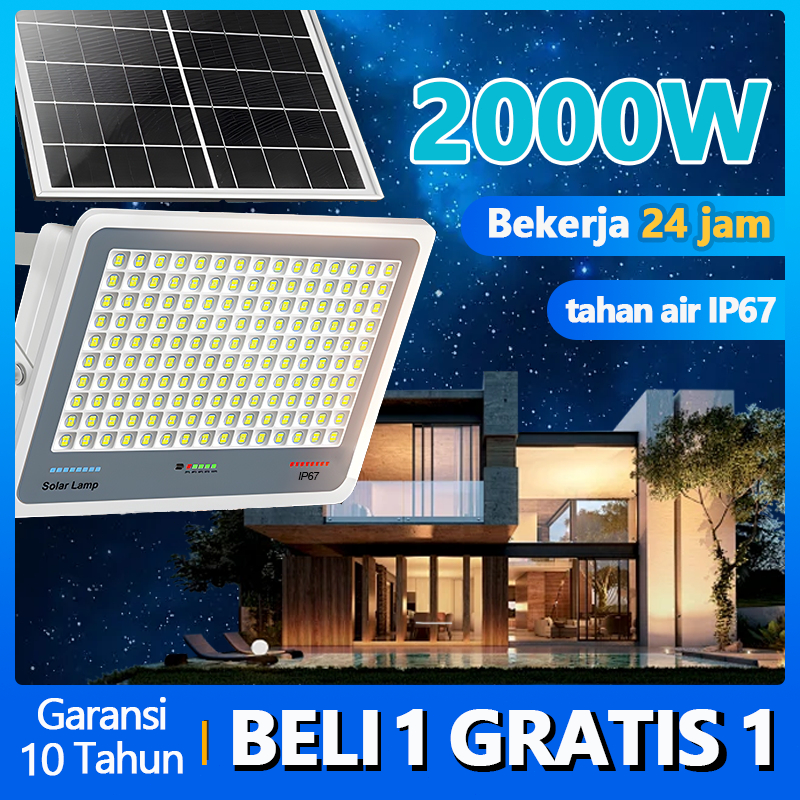 Jual 【Beli 1 Gratis 1】 lampu solar cell lampu tenaga surya outdoor ...