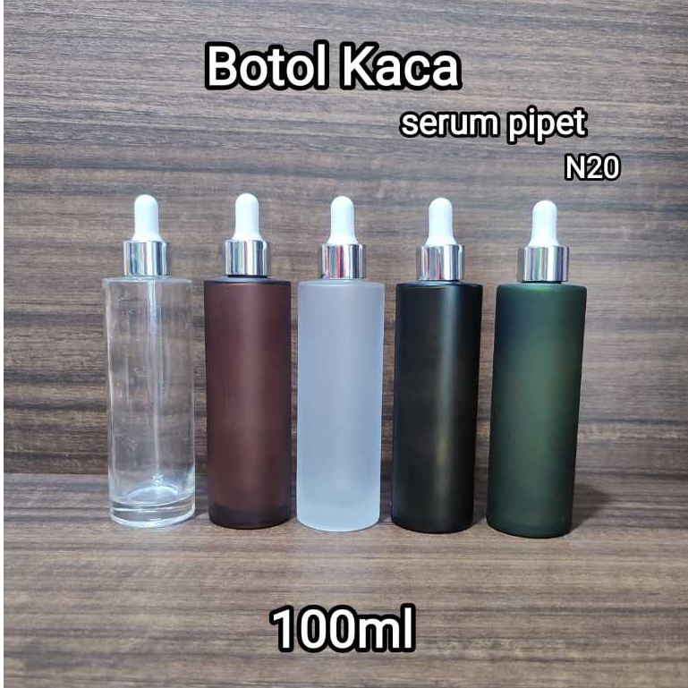 Jual Botol Serum Pipet 100ml Botol Obat Cair Tetes Dropper Essence Oil ...