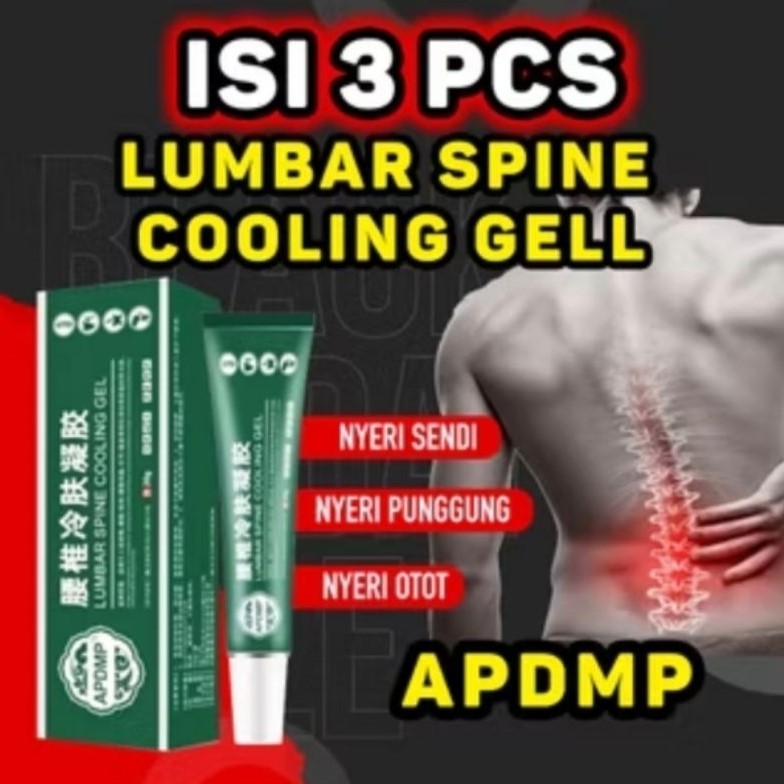 Jual Lumbar Spine Cooling Gel Original Lumbar Cream Krim Nyeri otot ...