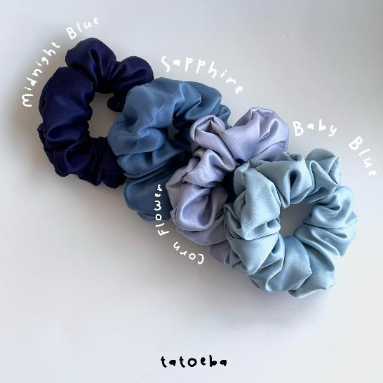Jual Scrunchie Satin - Ikat Tali Rambut Silk Glossy / Kunciran ...
