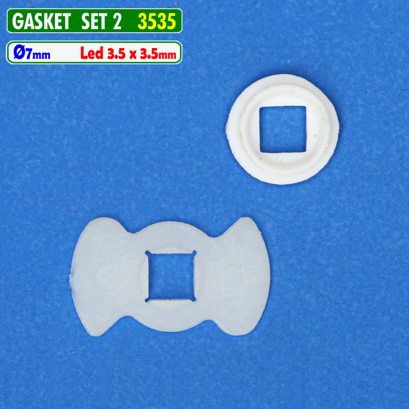 Jual DIY Gasket 3.5mm 3535 Set 2 Buah Fitting Senter Pembatas Isolator ...