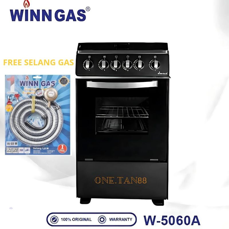 Jual WINN GAS W5060A kompor freestanding 4 tungku+oven pemantik ...