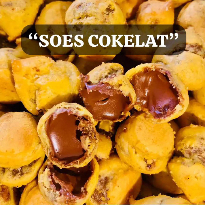 Jual Soes Coklat Cokelat 500g halal Kue Sus Kering Isi soes coklat ...