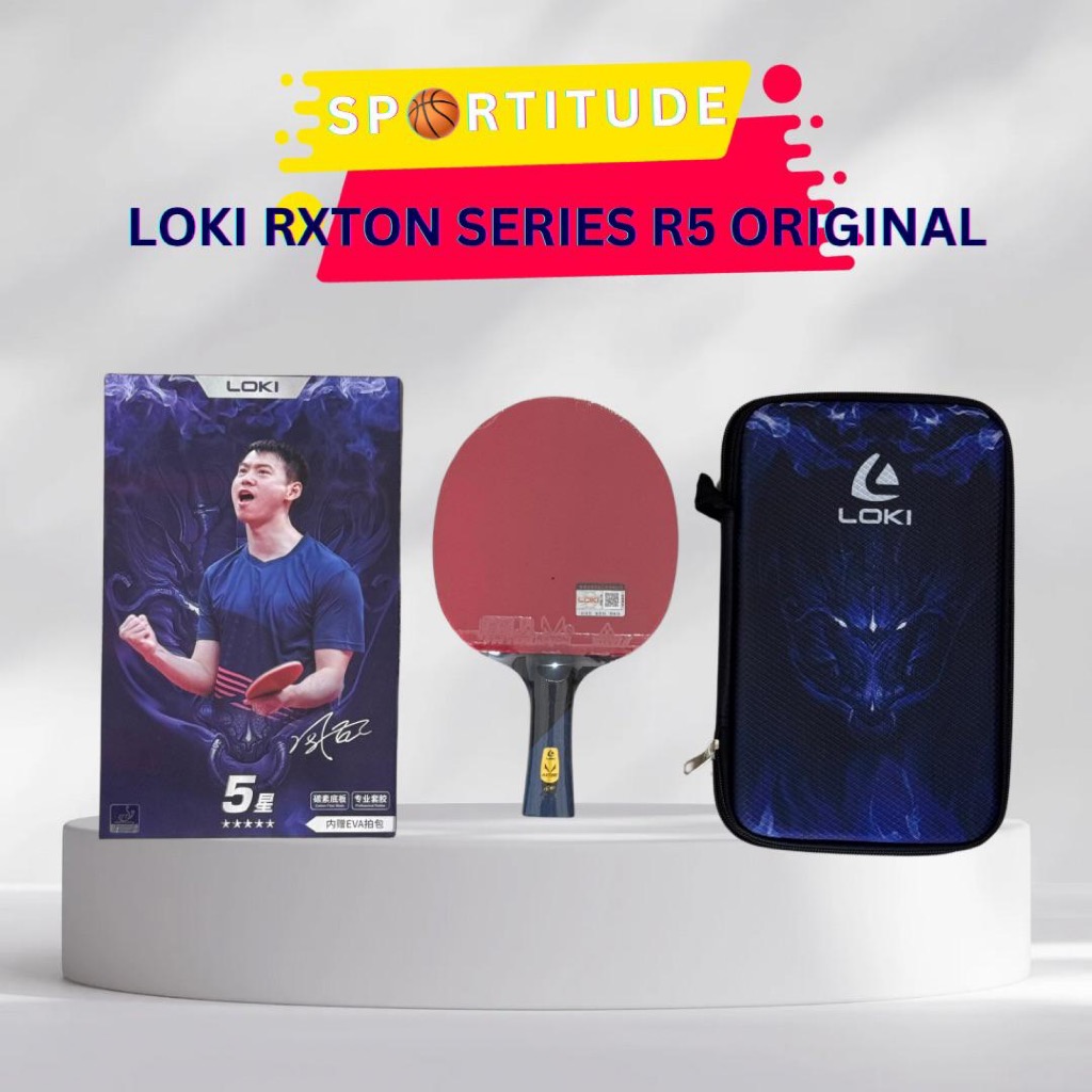 Jual Bat Tenis Meja Bat Pingpong LOKI RXTON Series R5 ORIGINAL | Shopee Indonesia