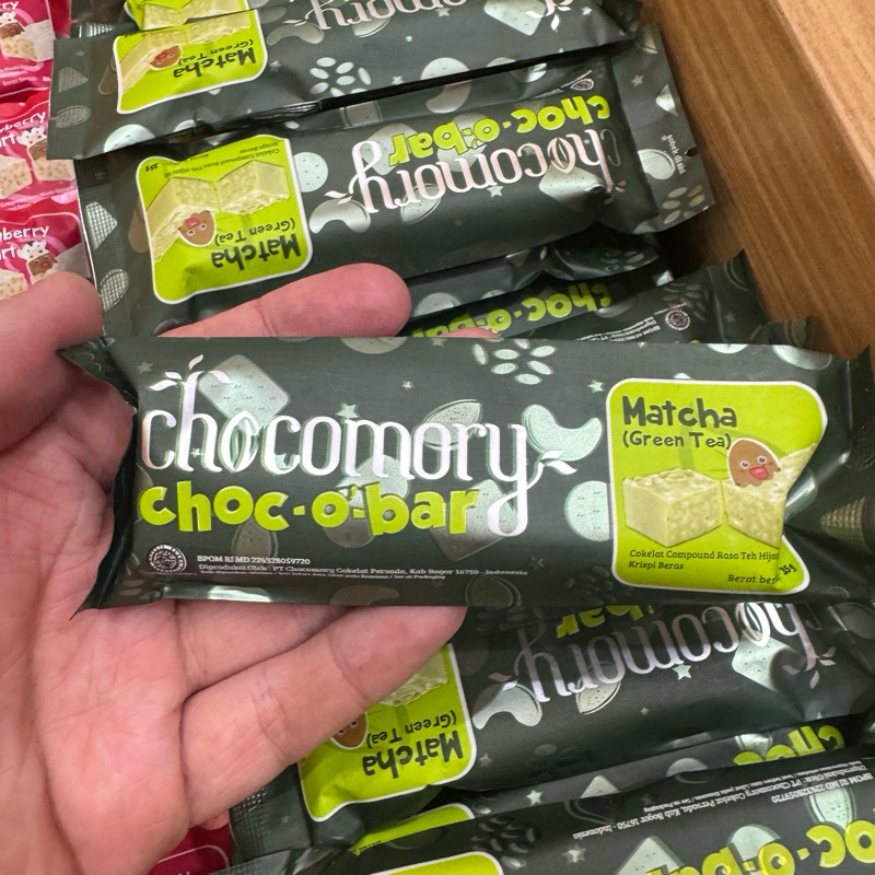 Jual Choco Bar Chocomory Matcha Green Tea Cokelat Batangan | Shopee ...