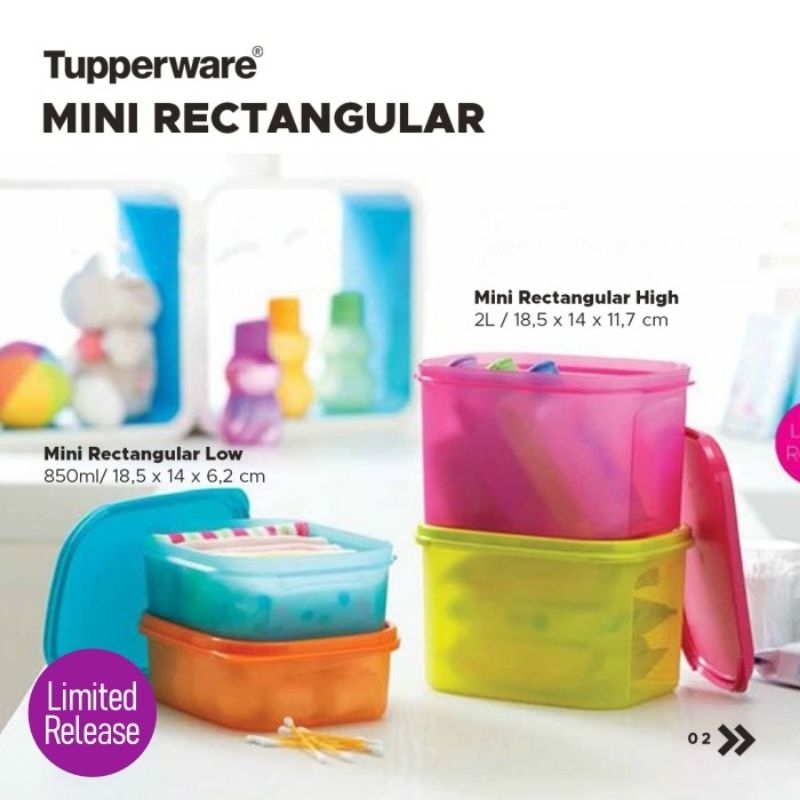 Jual Mini rectangular set Tupperware | Shopee Indonesia