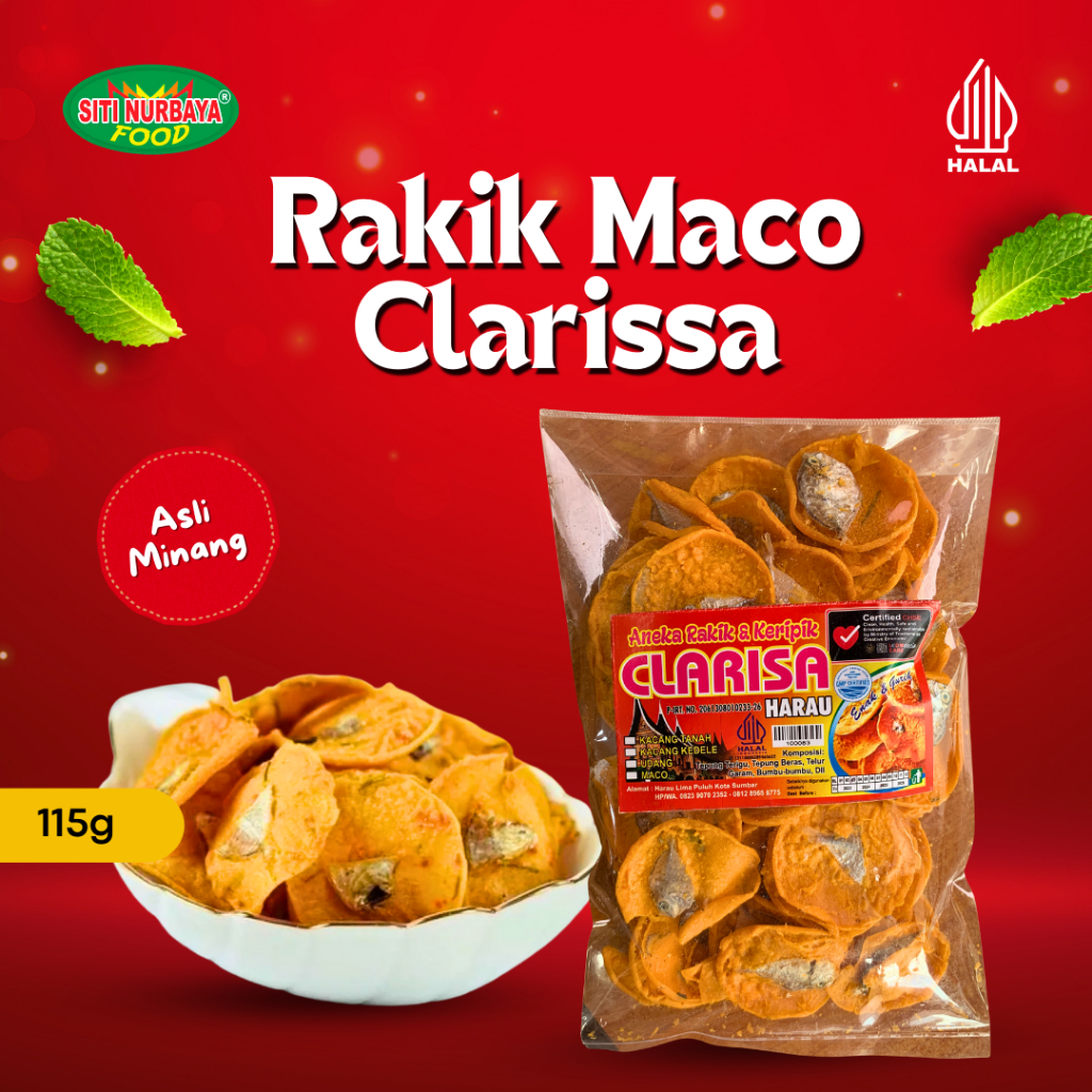 Jual Aneka Rakik Clarissa 155 Gram (Rakik Maco / Rakik Udang) | Shopee ...