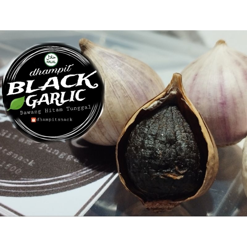 Jual BLACK_GARLIC bawang tunggal/lanang-black garlic-bawang hitam ...