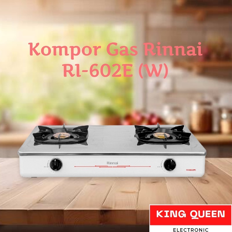 Jual Kompor Gas Rinnai RI-602E (W) | Shopee Indonesia