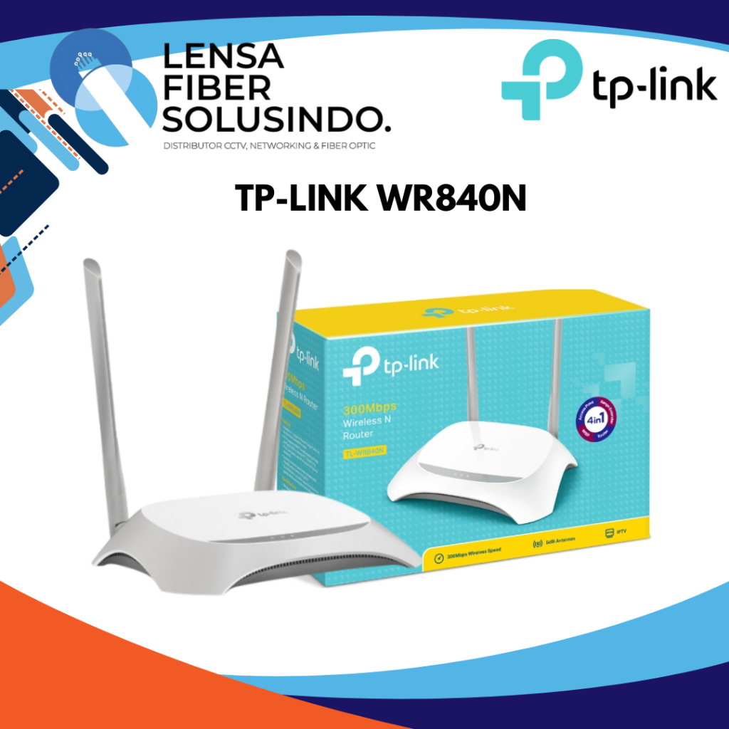 Jual Tp-Link WR840N 300 Mbps Wireless N Router | Shopee Indonesia
