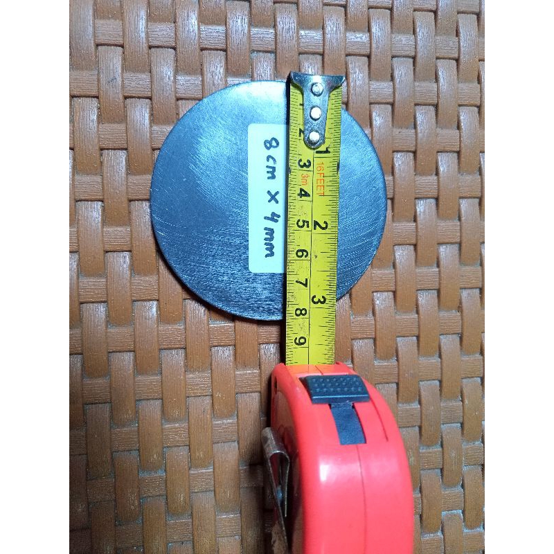 Jual TAPAK LAYOS UKURAN ( DIAMETER X TEBAL ) 8,2CM X 4MM PLAT BESI PLAT ...
