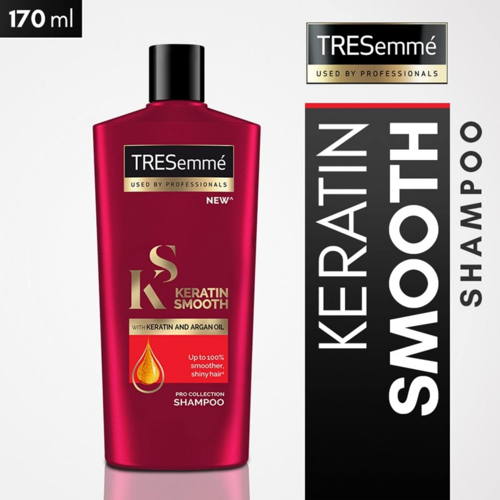 Jual Tresemme Keratin Smooth Shampoo Netto 170 ml | Shopee Indonesia