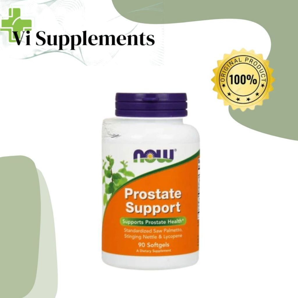 Jual VI SUPLEMENTS - Now Prostate Support 90 Softgels | Shopee Indonesia