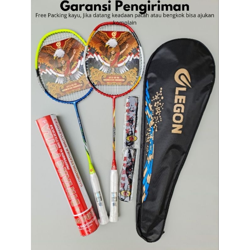 Jual Legon Raket Badminton Legon Tas Shuttlecock Dan Grip Free Packing ...