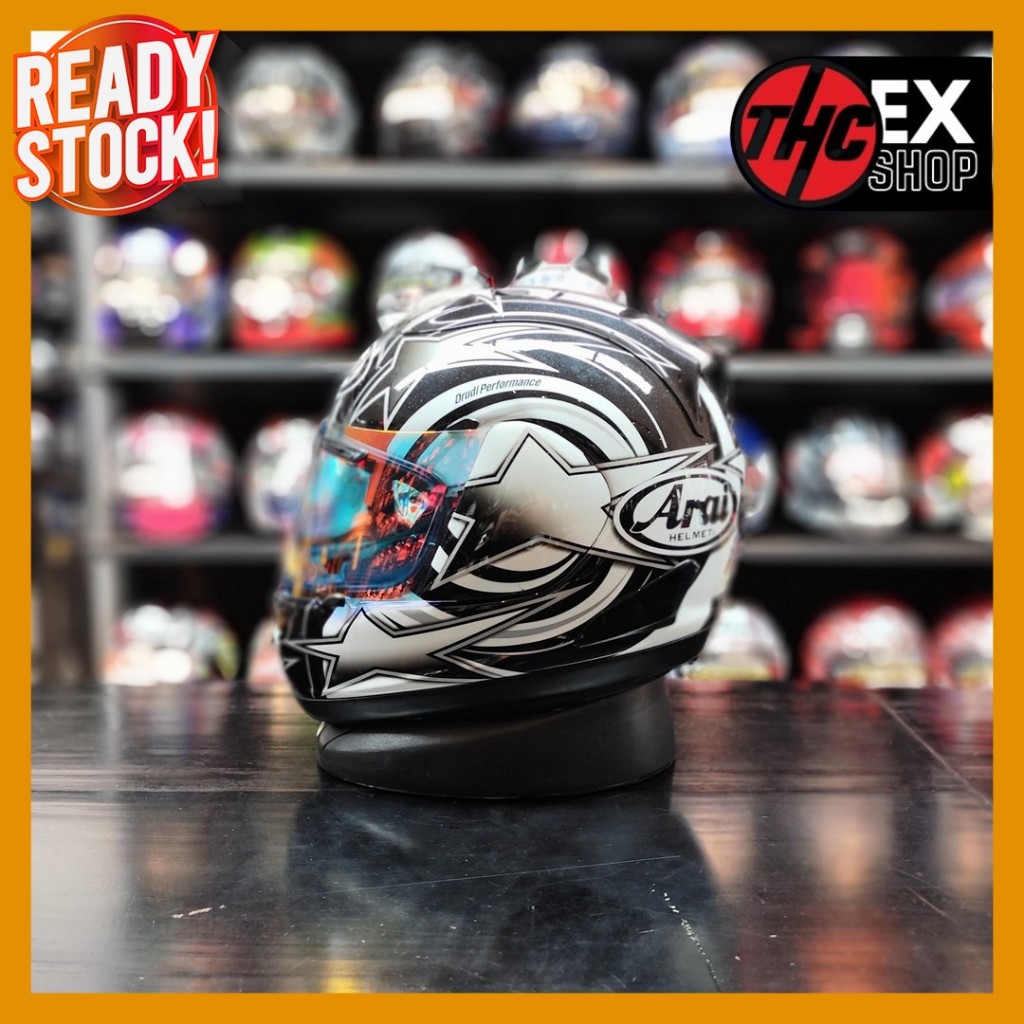 Jual HELM RR5 EDWARD STAR BLACK SIZE M 2ND FULL FACE HELMET | Shopee ...