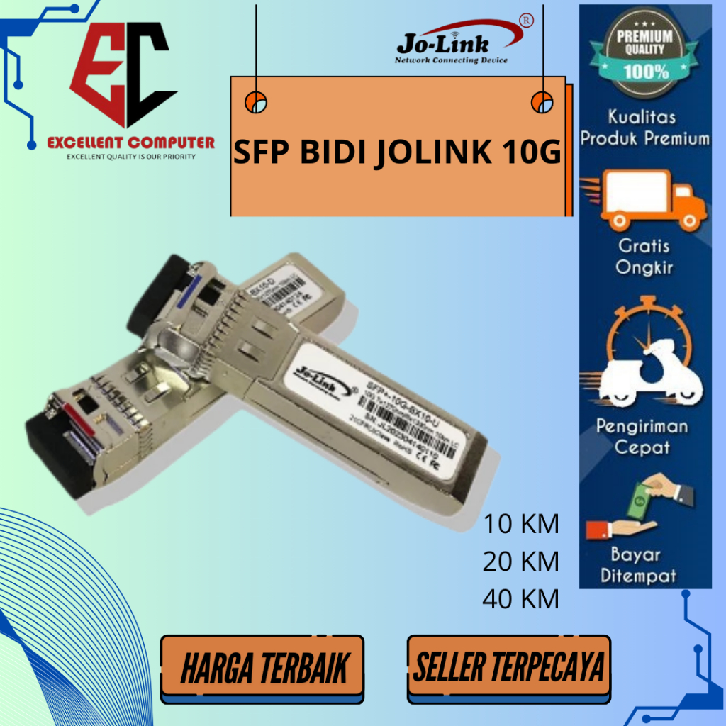 Jual SFP BIDI 10G Jolink Original - Jo-Link SFP BIDI 10G | Shopee Indonesia