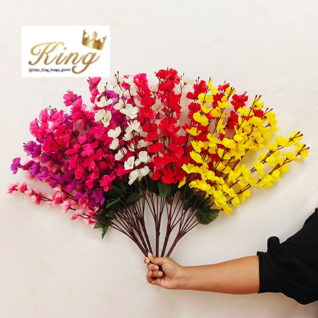 Jual Artifical Jumbo Sakura Cherry Blossom Flower Bunga Imlek Chinese ...