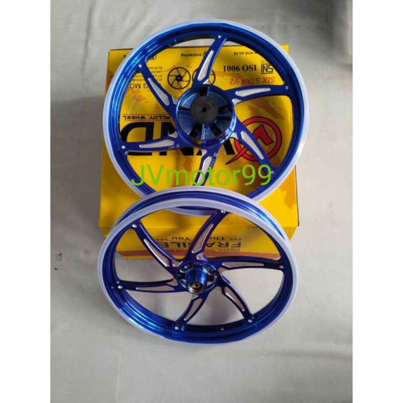 Jual Velg racing VND Six Star V2 Mx king ring 17 Velg vnd mx king ...