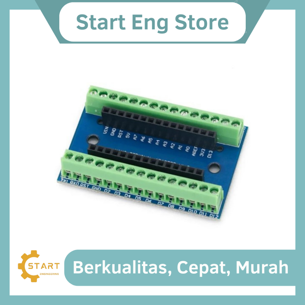 Jual Arduino Nano Expansion Terminal IO Port Sensor Shield | Shopee ...