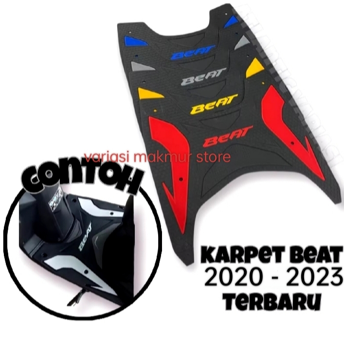 Jual Karpet Honda Beat Karet Motor 2020 - 2023 Terbaru New CBS ISS Deluxe Street | Shopee Indonesia