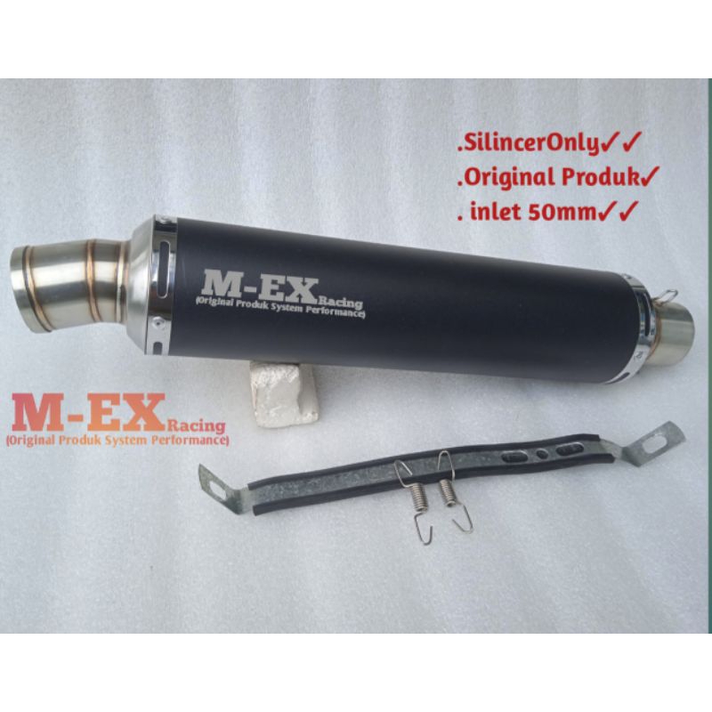 Jual Knalpot Tipe Jenong Original M-EX Racing Exhaust Black Couting ...