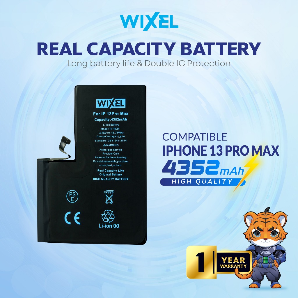Jual WIXEL Baterai Iphone 13 PRO MAX Batre Batrai Battery Dual Double ...