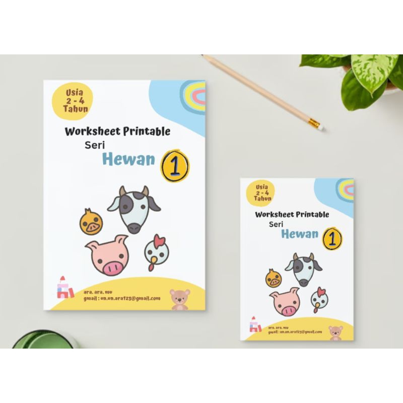 Jual Worksheet Printable Seri Hewan | Shopee Indonesia