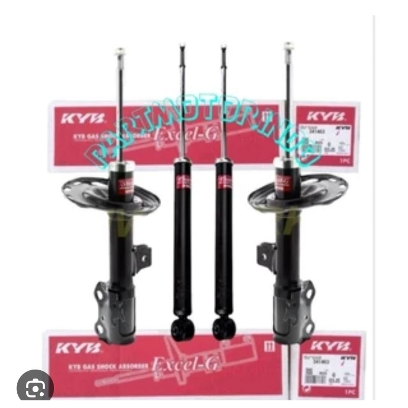Jual shockbreaker depan belakang toyota Alphard vellfire anh20 merek KAYABA EXCEL G japan ...