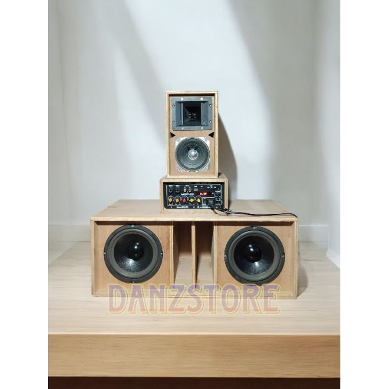 Jual Paket sound system miniatur 6 inch MINISCOOP. Miniatur sound horeg kamar, brewog audio ...