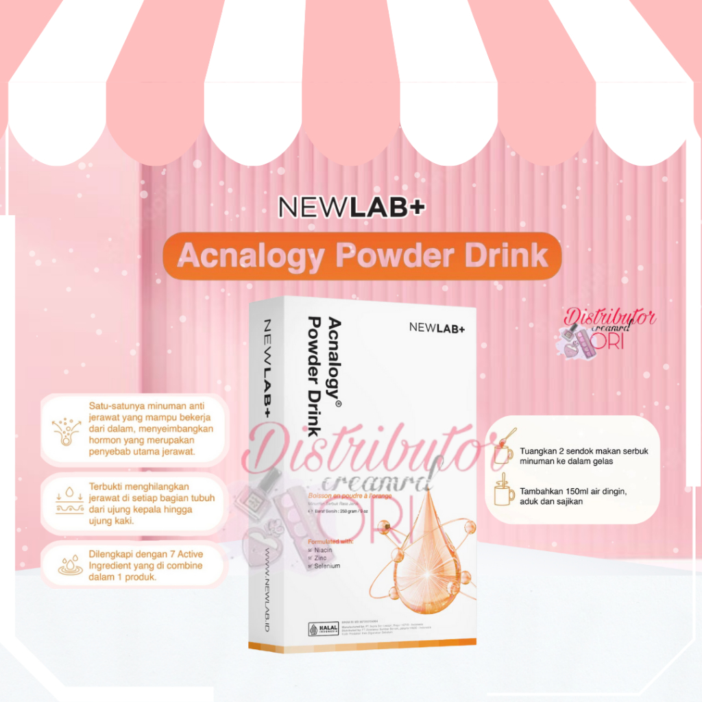 Jual READY NEWLAB /Beaudelab Acnalogy Powder Drink | Obat Minum Jerawat ...