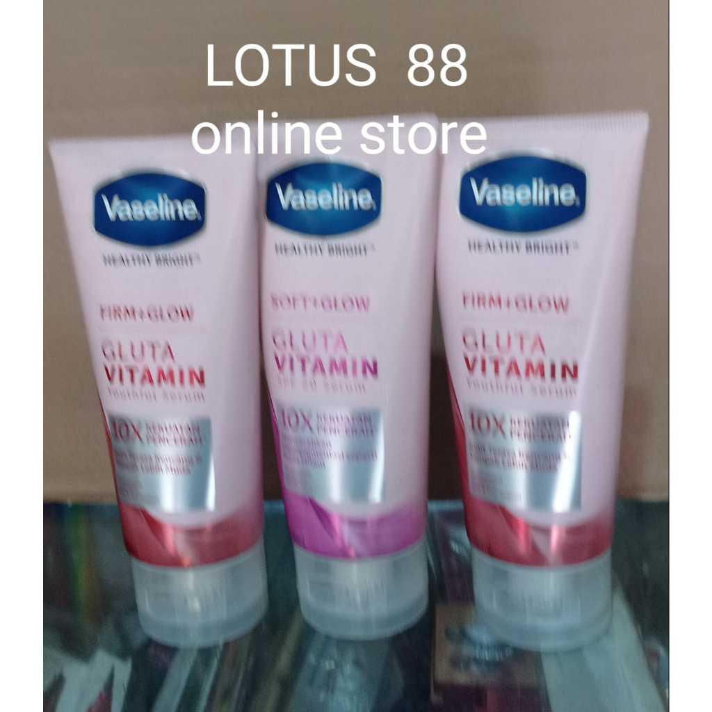 Jual Vaseline Soft Glow Gluta Vitamin SPF 20 Body Serum With ...