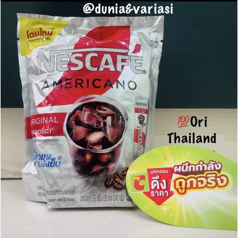 Jual Kopi Instan Nescafe Americano Rasa Original | Shopee Indonesia