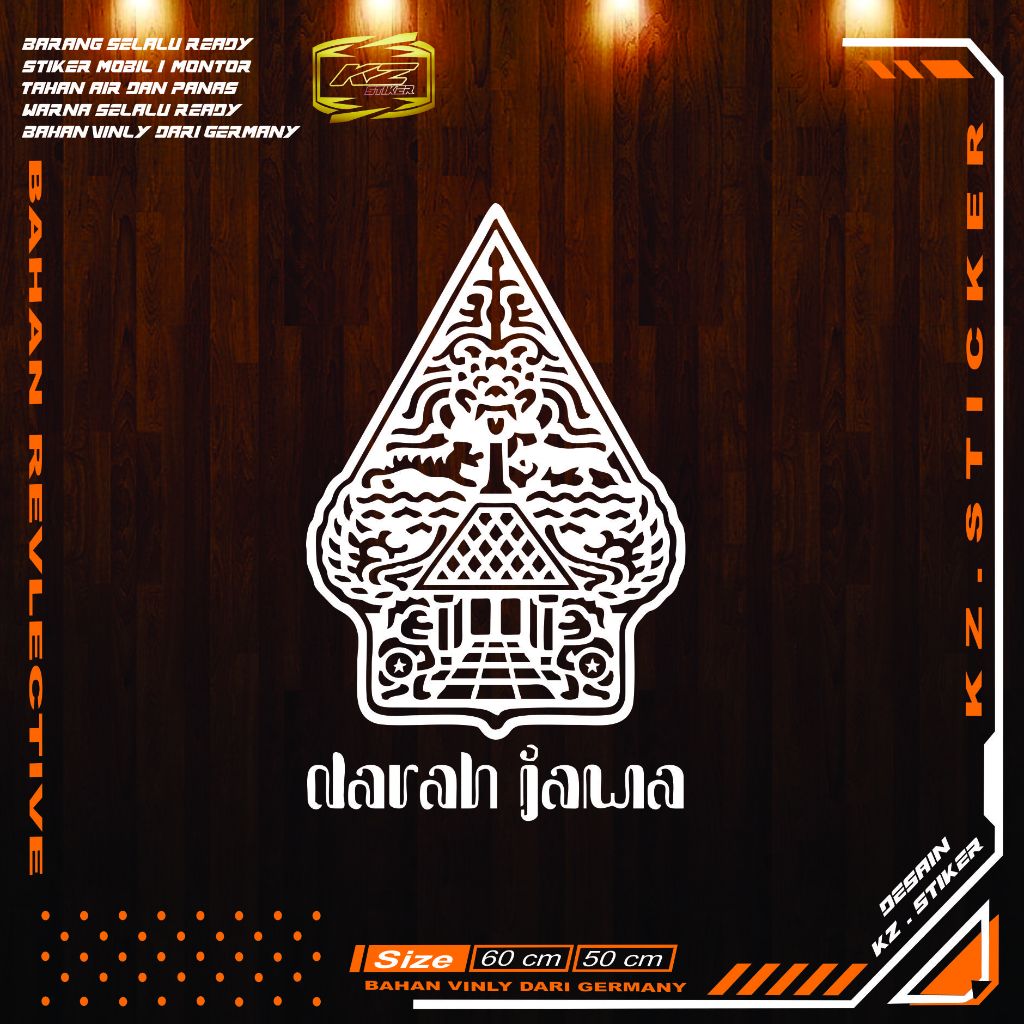 Jual Sticker CUTTING GUNUNGAN WAYANG DARAH JAWA | Shopee Indonesia