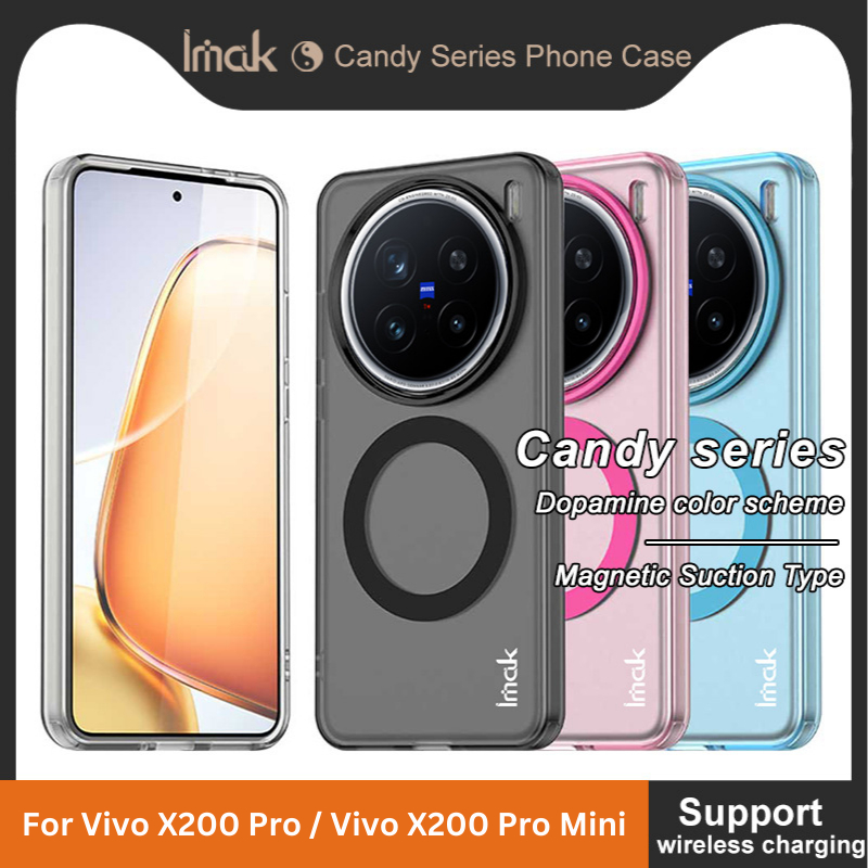 Jual Case Vivo X200 Pro/Pro Mini (5G) IMAK Candy Magnetic MagSafe Hybrid Casing | Shopee Indonesia