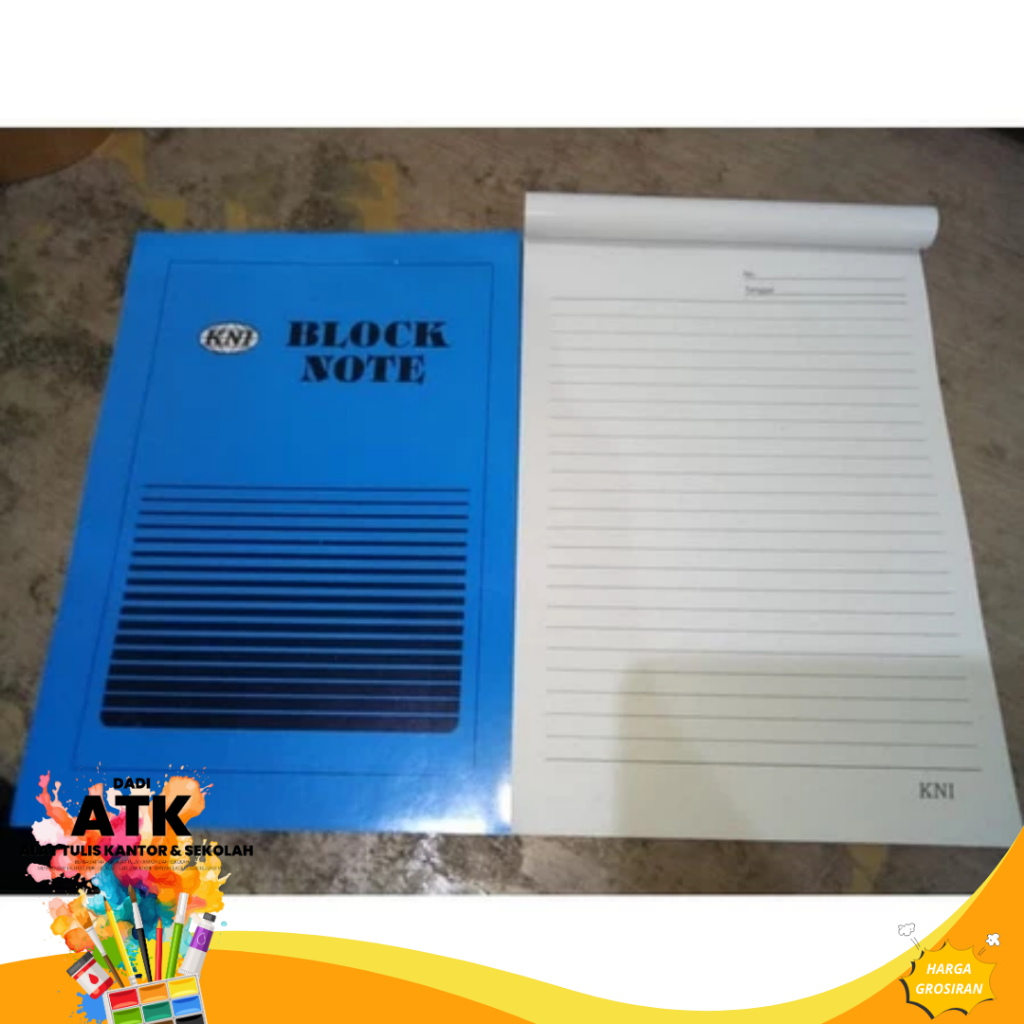 Jual Buku Catatan KNI Block Note A5 - jumlah 5 buku | Shopee Indonesia
