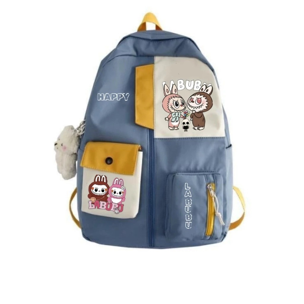 Jual tas labubu viral terbaru - Tas ransel punggung anak fashion sd smp sma labubu viral terbaru ...